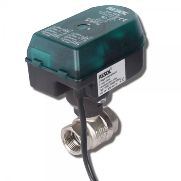 Solar motorised 2 port valve | High temperature valves