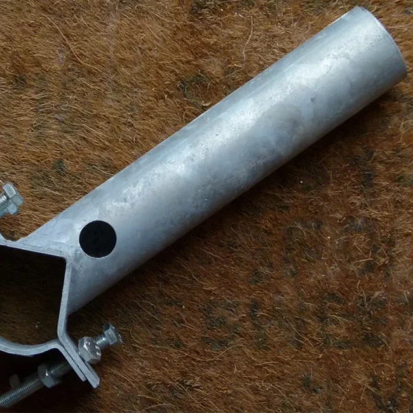Column solar light arm fully galvanized for long life