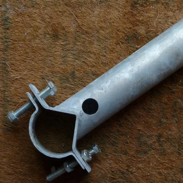 Column solar light arm fully galvanized for long life