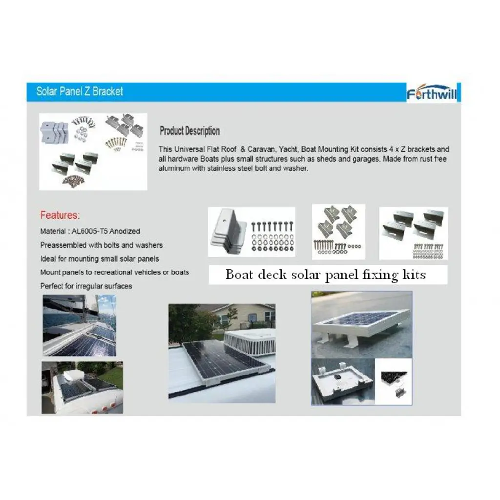Boat deck solar fixing - Dragons Breath Solar