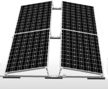 D Dome fixing 4 panel 1kw flat surface