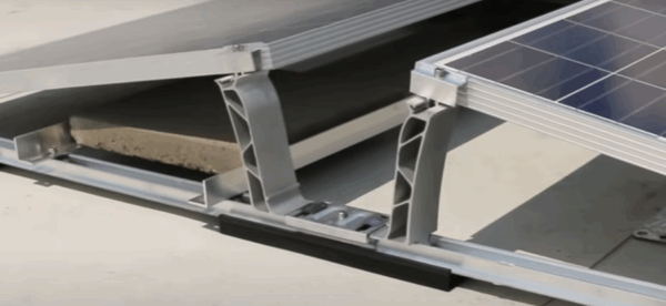 D Dome fixing 2 panel | Flat surface kit