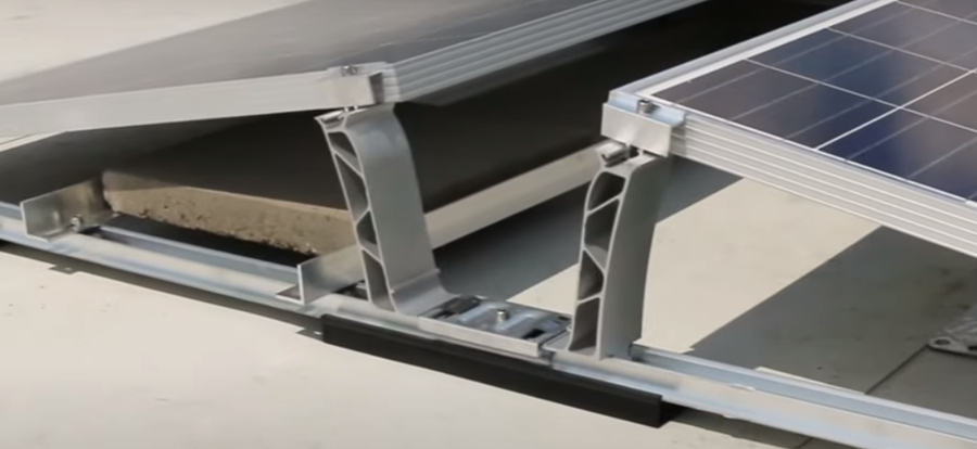 D Dome fixing 2 panel | Flat surface kit