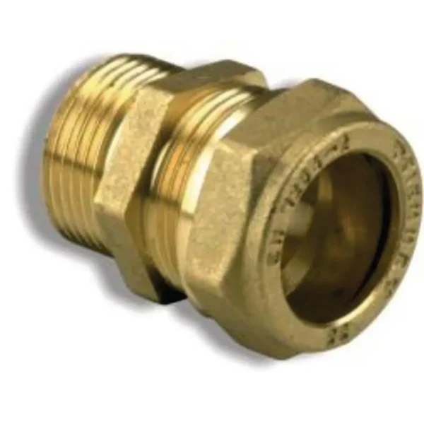 15mm x DN12 male | Solar tube connector - 1/2 bsp male"
