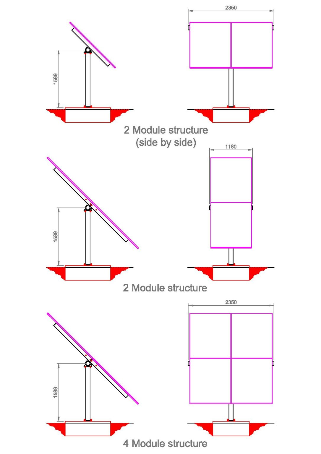 Ground mounted solar kits | Dragons Breath Solar panel mounting system