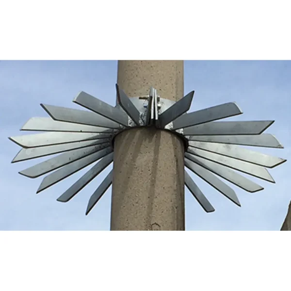 Post anti-climb spike to stop people tampering