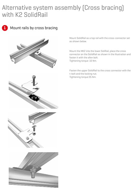 Metal Purlin Solar Fixing box section roofs in silver or black