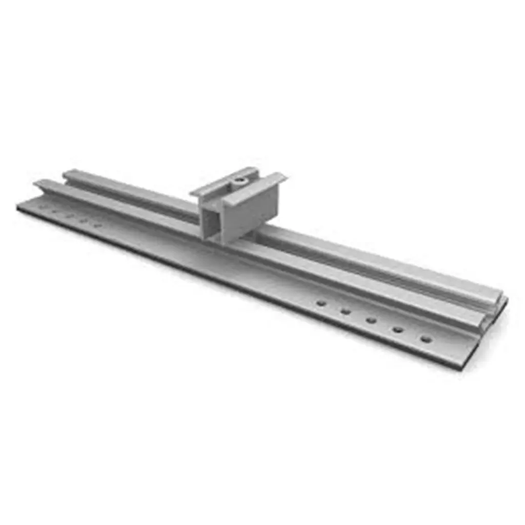 Mini rail mid section fast solar attachment | box metal roofs