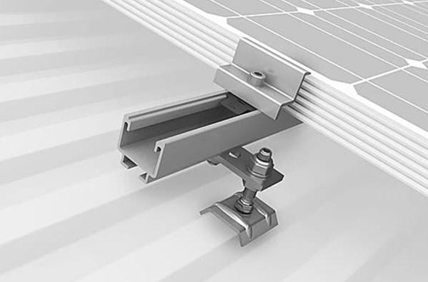 Metal roof solar kits | Self cutting Z purlin farm roof