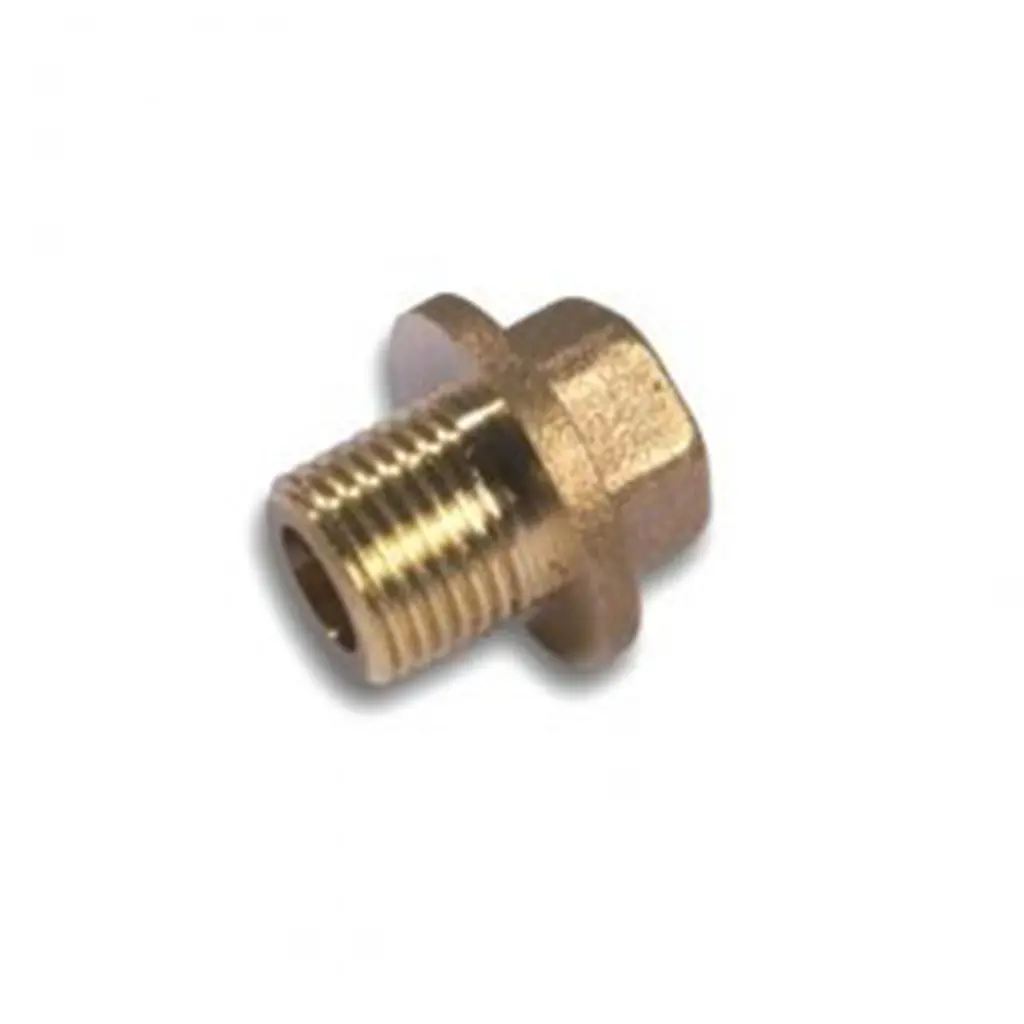 Brass plug | Flanged - Threaded
