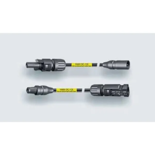 MC4 to MC3 Cable set male to female solar connector couplings