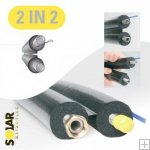 DN16 Solar Flexible Tube |Stainless steel - one piece connections