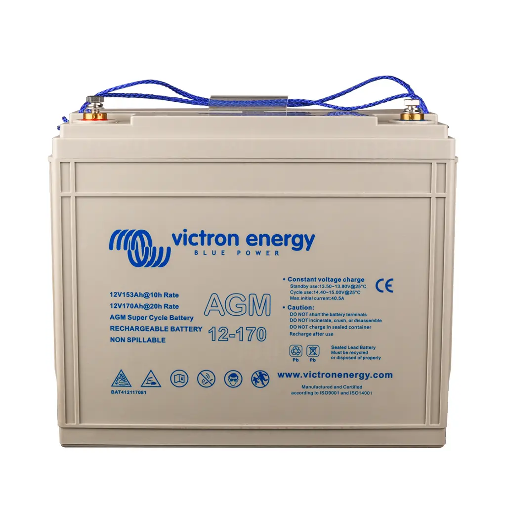 Victron battery range of AGM, gel and super cycle types