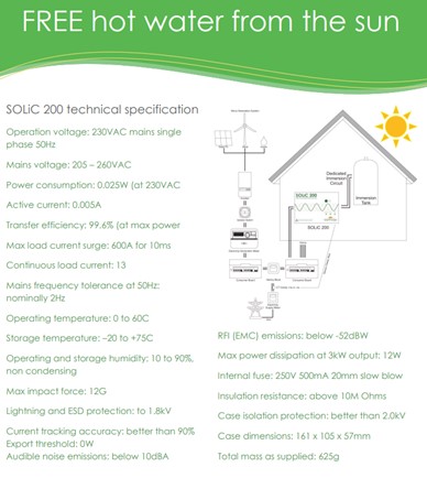 Immersion heater solar switch - Dragons Breath Solar