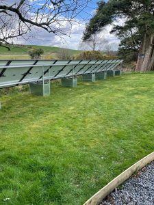 Flexible ground mounting system - Dragons Breath Solar