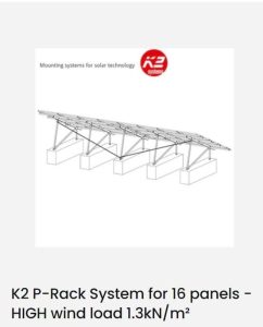 K2 P-Rack System - Dragons Breath Solar