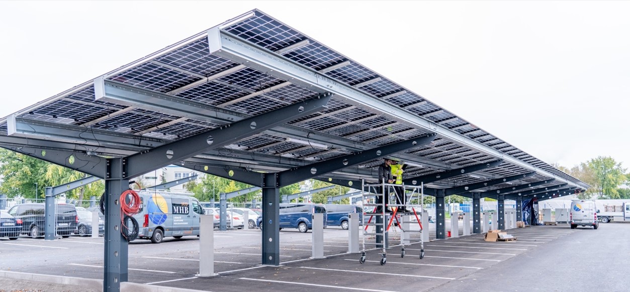 Solar car port - Dragons Breath Solar